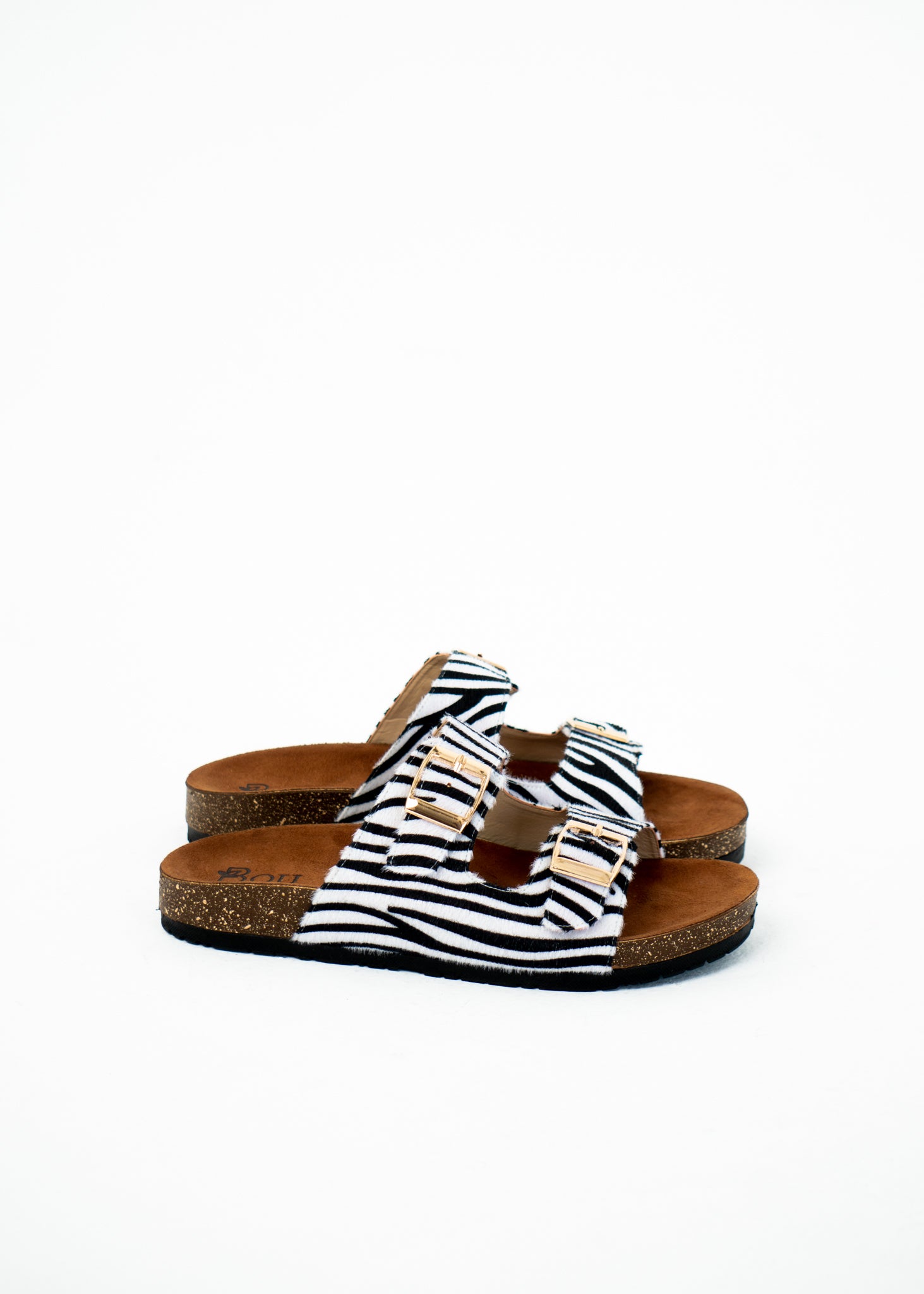 Zebra Print Slipper - Albino Zebra
